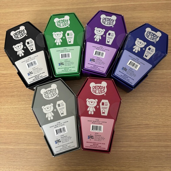 License 2 Play Toys | Toys | Complete Set 6 Deddy Bears 5 Coffin Plush ...